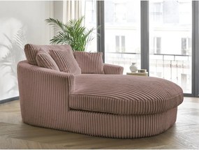 Růžové manšestrové křeslo Belem – Bobochic Paris