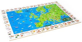 Bigjigs Toys Puzzle Evropské památky