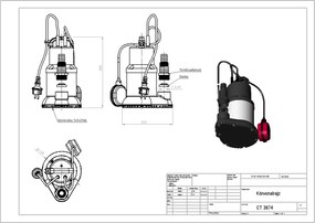 Elpumps CT 3674 - univerzální ponorné čerpadlo