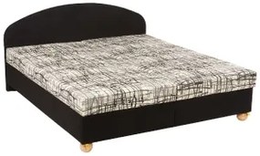 Čalouněná postel KARIN, Velikost postele 160x200, Varianta matrace FLORA 0