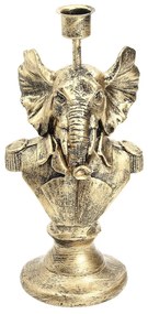 Svícen Gold Elephant výška 23cm