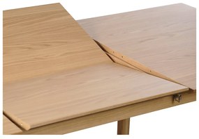 Rozkládací jídelní stůl s deskou v dubovém dekoru v přírodní barvě 95x200 cm Bari – Unique Furniture