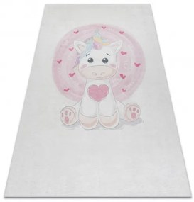 Dywany Łuszczów Dětský kusový koberec Bambino 1128 Unicorn cream ROZMĚR: 80x150