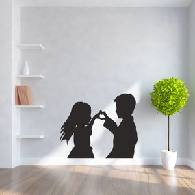 Samolepka na zeď - Dětská láska (60x50 cm) - PopyDesign