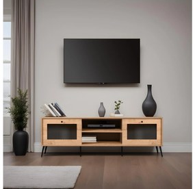 TV stolek/skříňka Maran (dub + černá). 1089090