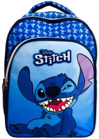 Chlapecký školní batoh Lilo &amp; Stitch - modrý s motivem mimozemšťana Stitche - 20L