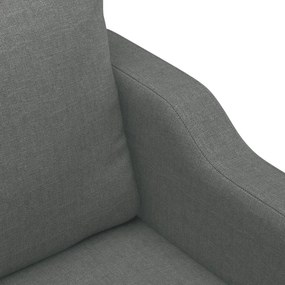 4dílná sedací souprava s polštáři tmavě šedá textil 3201795