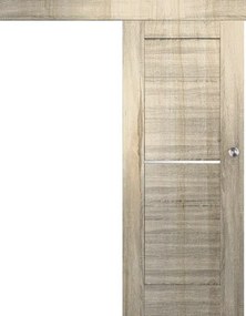 posuvné interiérové dveře na stěnu vasco doors IBIZA model 2 Průchozí rozměr: 70 x 197 cm, Orientace dveří: Levé dveře, Dekor: Buk jasmínový