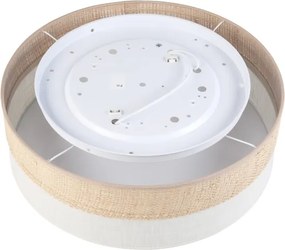 Stropní svítidlo SIRJA BOHO 2xE27/15W/230V pr. 45 cm béžová/krémová
