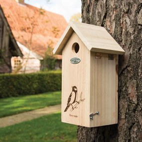 Ptačí budka Simple2, 30x17x14 cm, dřevo, hnědá