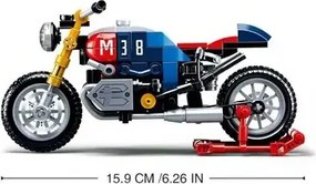 Sluban Model Bricks M38-B0958 Motorka Café racer / LEGO - kompatibilní