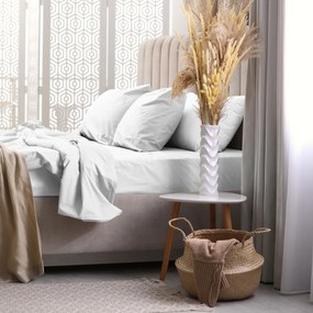 FROTÉ PROSTĚRADLO PREMIUM 160X200 CM BÍLÉ