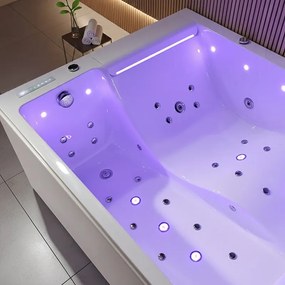 BPS-koupelny Hydromasážní vana HYD-GL8410 180x120 s ohřevem vody