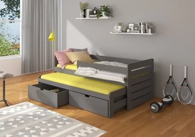 Postel dvojitá s bariérou TOMI 180x80