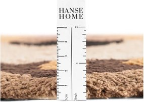 Oranžový/hnědý pratelný/ručně tkaný bavlněný dětský koberec 120x125 cm Snuggle Roary – Hanse Home