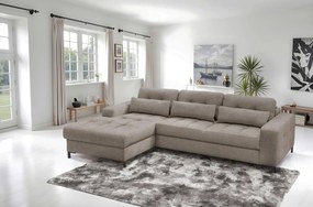 XXXLutz ROHOVÁ SEDAČKA, textil, světle hnědá MID.YOU - Sedací soupravy - 000694007901