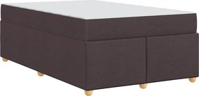 Rám postele s matrací Tmavě hnědá 120 x 200 cm textil 3399352