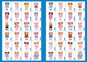 2Kids Toys Papírové pexeso panenky