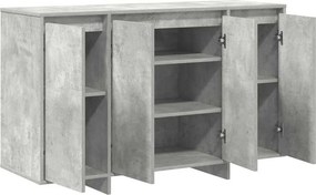 Servírovací skříň Betonově šedá 120 x 41 x 75 cm 3333899