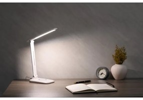 Immax 09107L - LED Stm stolní lampa s bez nabíjením QI LUMI LED/7W/230V bílá