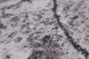 Spoltex, Běhoun na míru Marble 19 šedý, šíře 100 cm, šedá, chodba / předsíň