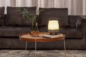 LITE-UP Play Mini šedá / Přenosná lampa s reproduktorem