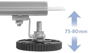 Odtokový žlab Rea FILO 60 cm, broušený nikl