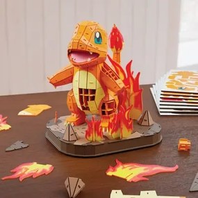SPIN MASTER 4D Build Stavebnice Pokémon Charmander / 241 dílků / od 12