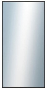 DANTIK - Zarámované zrcadlo - rozměr s rámem cca 60x120 cm z lišty Hliník černá | P22-021 (7022021)