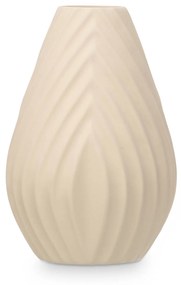 Keramická váza DIAGONAL STRIPE, béžová