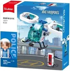 Sluban Metropolis M38-B1217C Vrtulník Air Patrol: Vzdušná hlídka