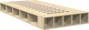 Rám postele dub sonoma 90 x 200 cm kompozitní dřevo 3280519