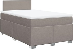 Box spring postel s matrací taupe 120x200 cm textil 3285852