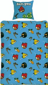 Halantex Povlečení Angry Birds Slingshot bavlna 140x200, 70x80 cm