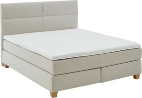 XXXLutz POSTEL BOXSPRING, 180/200 cm, béžová Beldomo - Sleep - Manželské postele - 002873002001