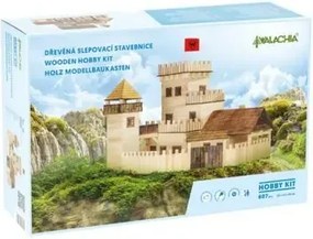 Walachia Dřevěná slepovací stavebnice Hrad / od 8 let / 607 dílů / Obt
