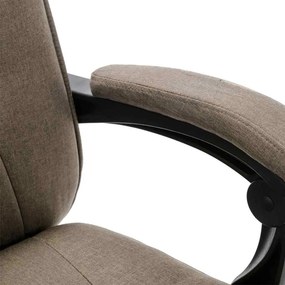 Masážní kancelářská židle taupe textil 20373