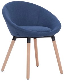 Jídelní židle modrá textil,  283433 HangarStore.cz