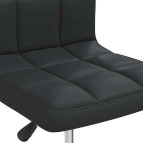 Jídelní židle černá umělá kůže 3087439