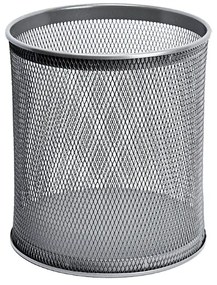 Sanela - Odpadkový koš kulatý, šedý, 21 l