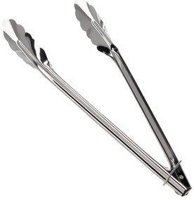 Nerezové grilovací kleště MASTER 28 cm stříbrné