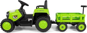 Elektrický traktor s přívěsem Rolly zelený