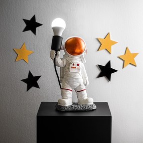Stolní lampa Astronaut bronzová/bílá