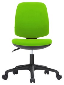 Dalenor Dětská židle Lucky, textil, černá podnož / zelená