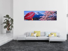 Obraz - Výhled na vrchol, Japonsko (170x50 cm)