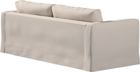 Potah na pohovku IKEA  Karlstad 3-místná, nerozkládací, dlouhý barva šedá látka pletený vzor