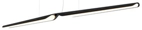 Designové dřevěné svítidlo Swan Dekor: Černá, Stmívání: Stmívatelné DALI, Teplota chromatičnosti: 2700 Kelvinů