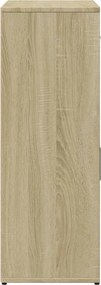 Příborníky 2 ks dub sonoma 60 x 30 x 84 cm kompozitní dřevo 3276597