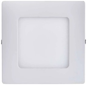 Emos lighting LED přisazený panel d. 120 mm, 6W, čtvercový Teplota světla: 4000 K, Barva materiálu: Stříbrná