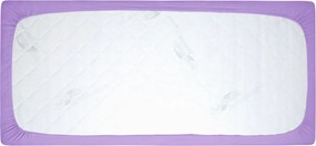 Jersey prostěradlo středně fialové na výšku matrace do 20 cm Velikost: 60 x 120